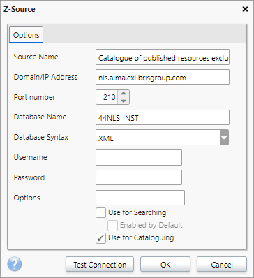 How to Add a Z39/Z-Source