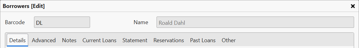 Borrower Record Card Overview