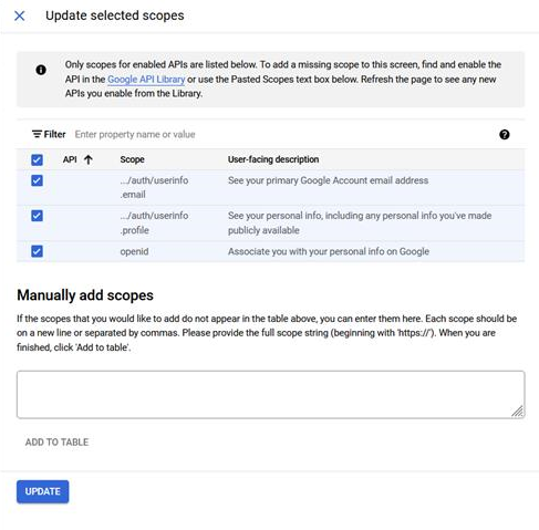 Setting Up Google SSO
