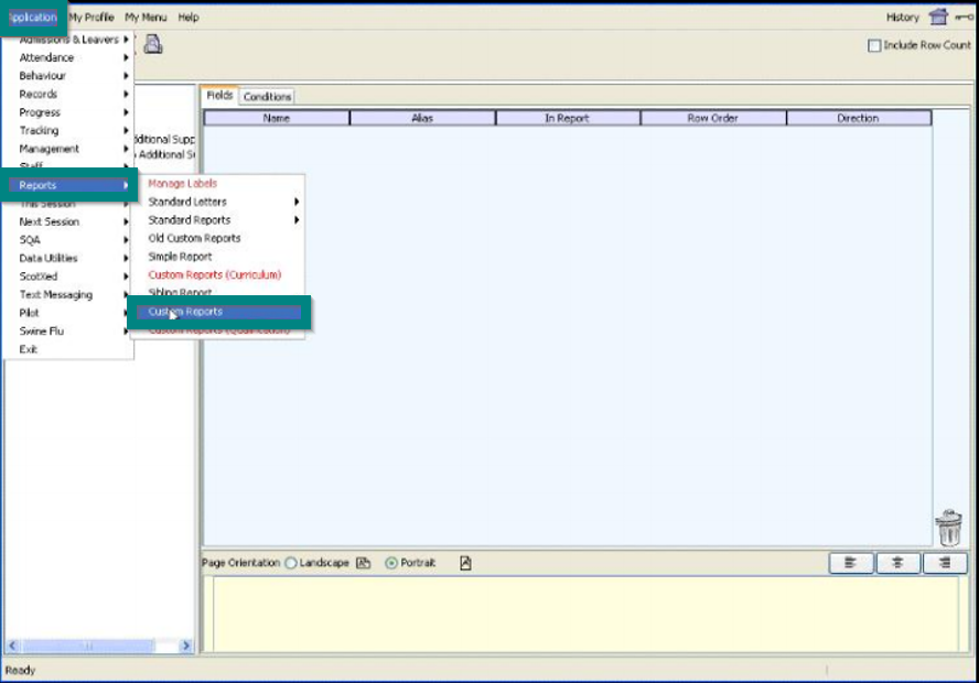 Exporting a CSV - SEEMIS